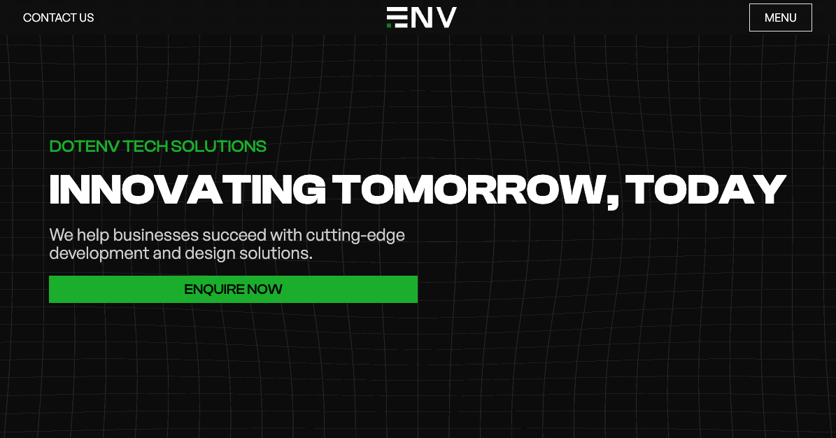 DotENV Tech Solutions | Innovating Tomorrow, Today
